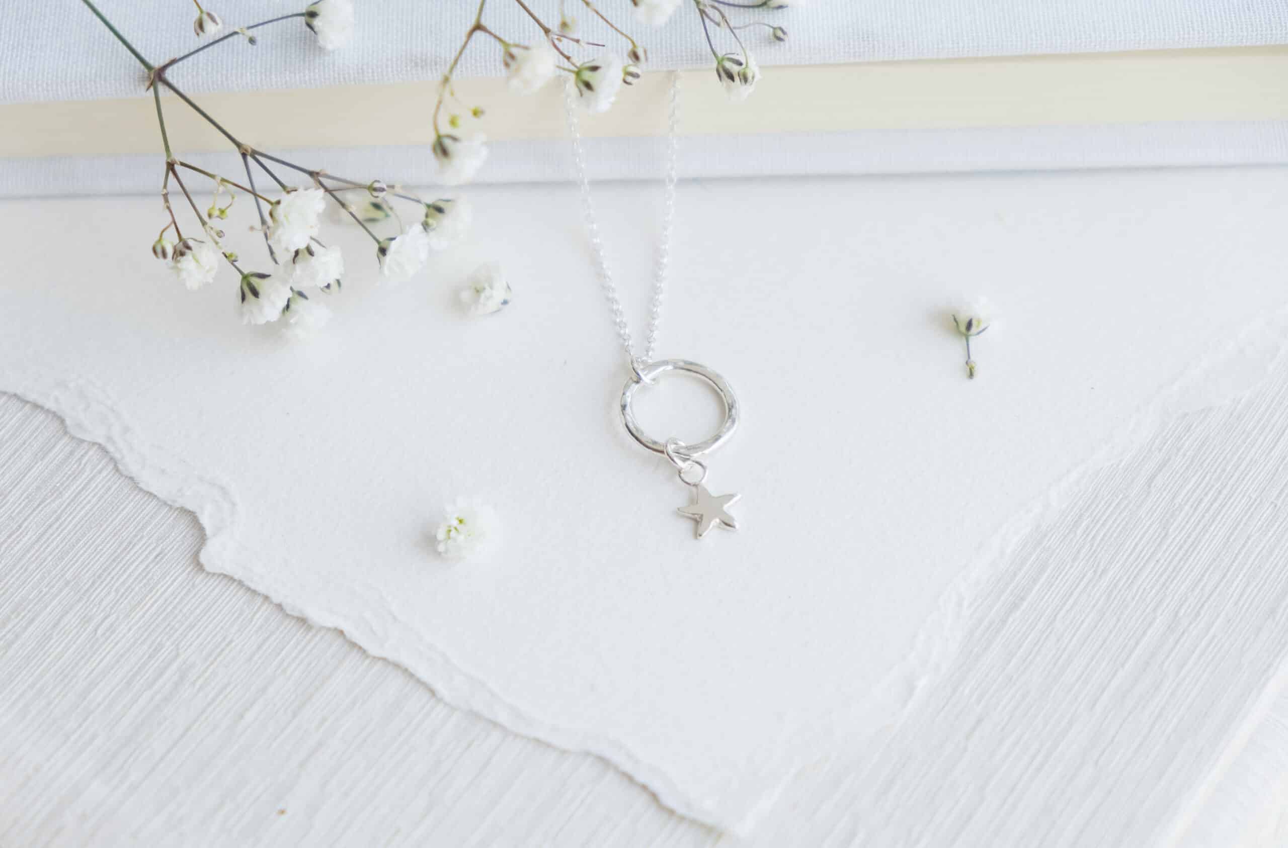 My Wee Star Circle Necklace | By Rebecca Jewellery - Handmade Jewellery