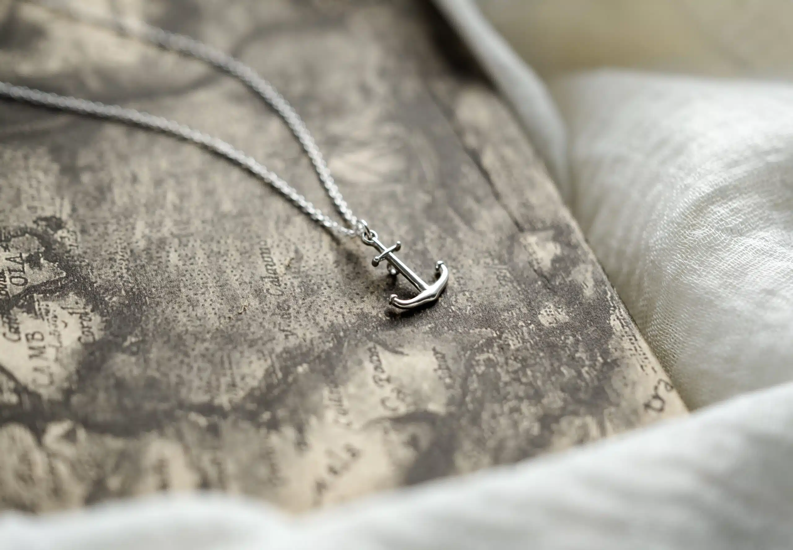 Anchor Into Me - Light Anchor Necklace | By Rebecca Jewellery ...