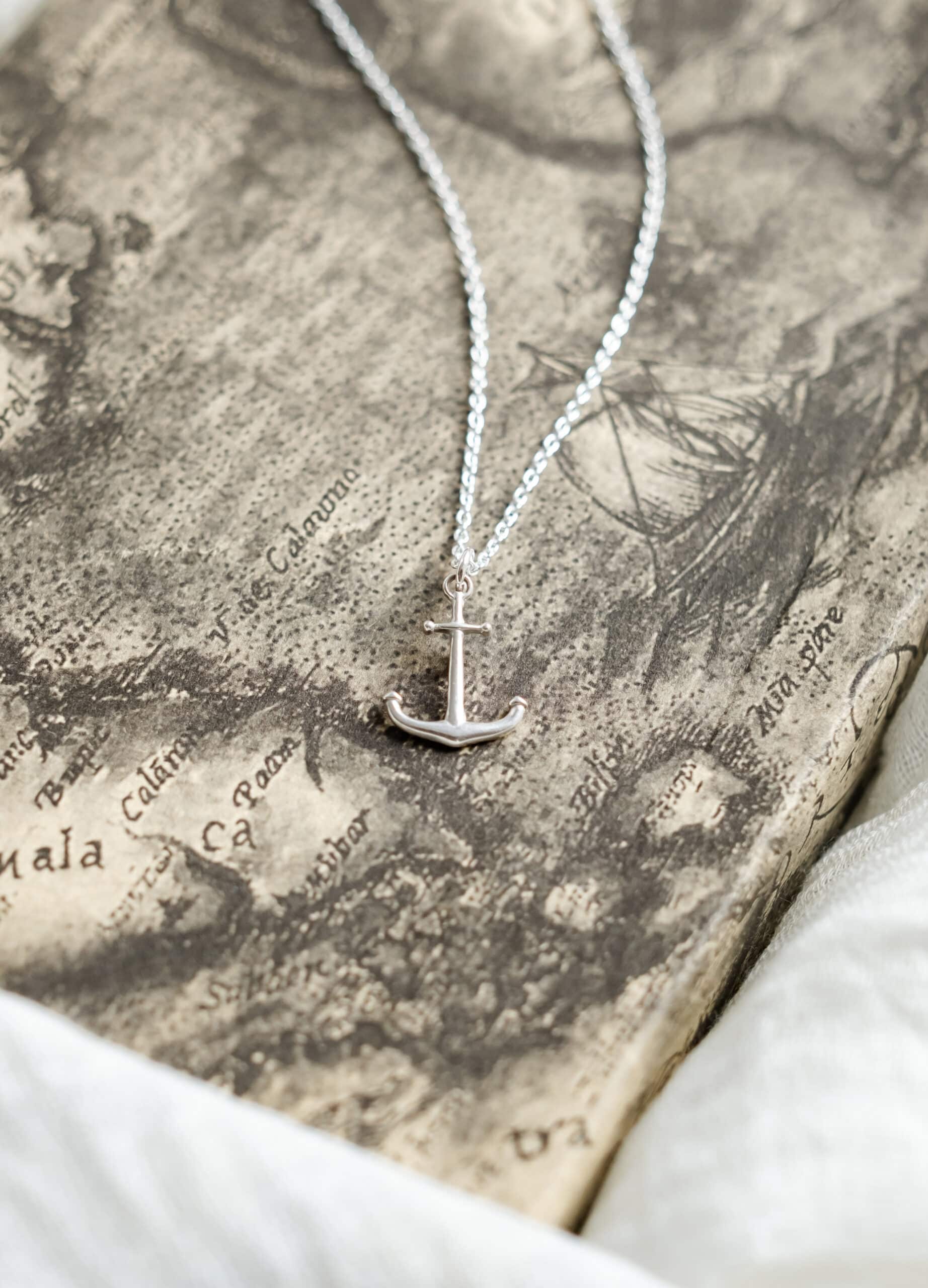 Anchor Into Me - Light Anchor Necklace | By Rebecca Jewellery ...